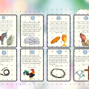 Resurrection Egg Cards Pdf Print, Bible Verse Cards, Easter Card Set ...