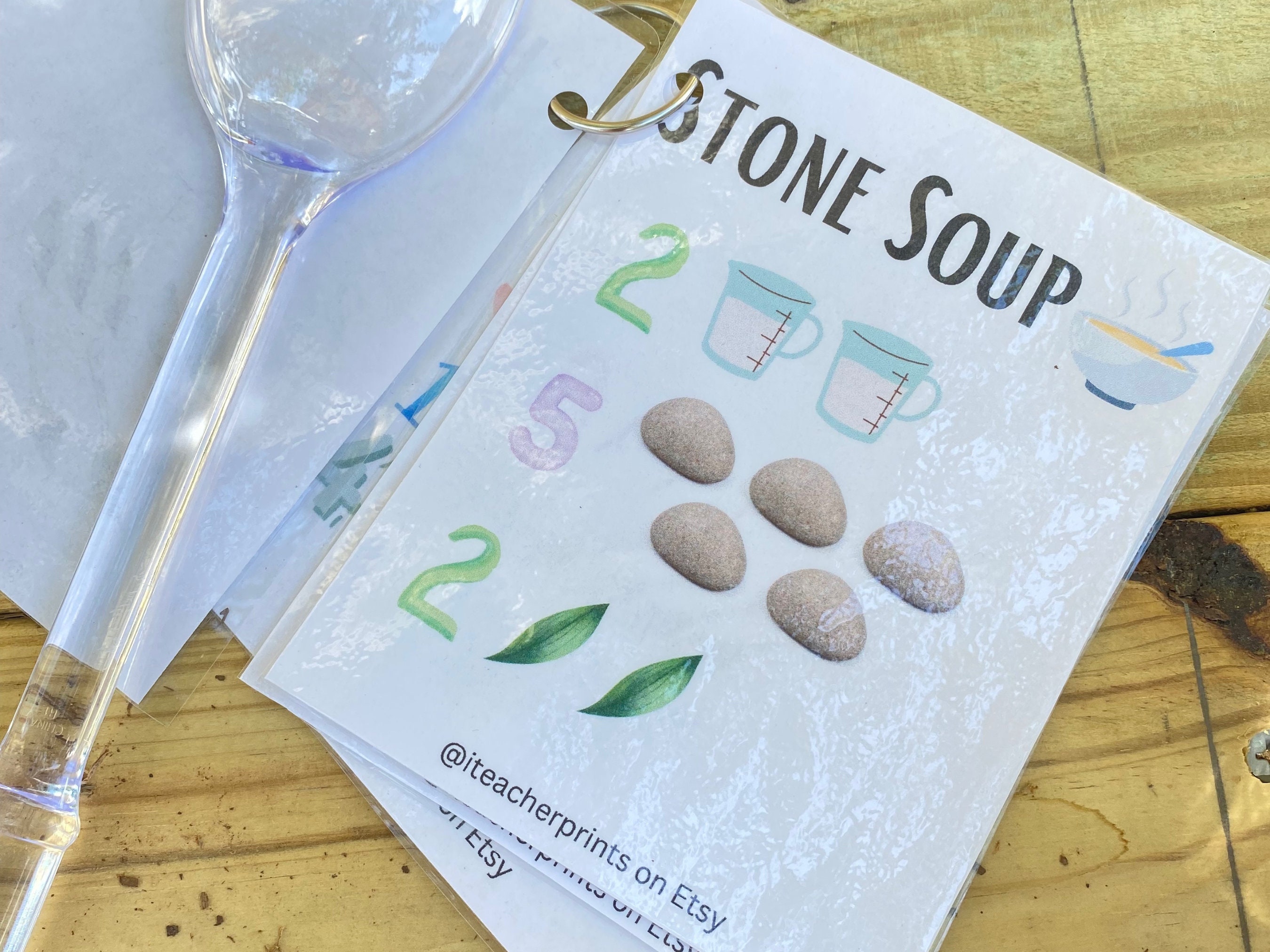 Mud Kitchen Recipe Cards, Nature Play, Outdoor Activity Preschool ...
