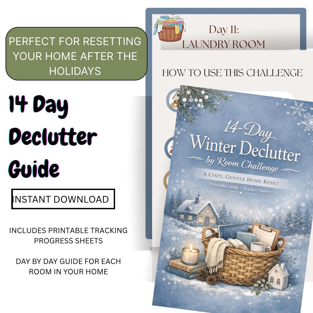 Decluttering Checklist 14 Day Guide | Declutter by Room Guide | Cozy ...