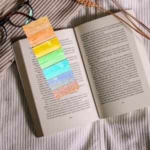 Rainbow Wooden Bookmark Printable Bookmarks, Rainbow Bookmark ...