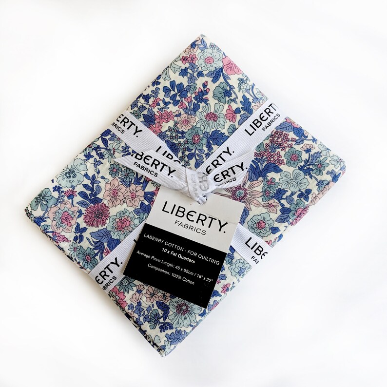 Emily Annabelle 10 Fat Quarter Bundle by Liberty Fabrics for Riley ...
