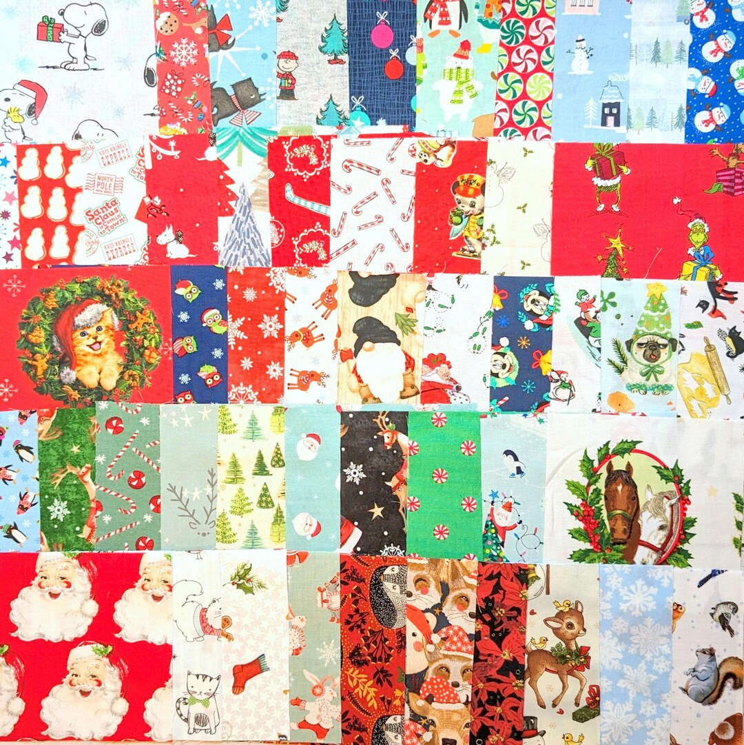 Holiday I Spy Charm Pack 50 Christmas Novelty Prints as Pictured Bonus ...
