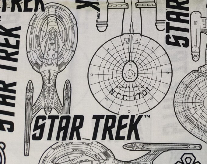 Star Trek Enterprise Fabric: Rare Licensed Cotton Fat Quarter - Etsy