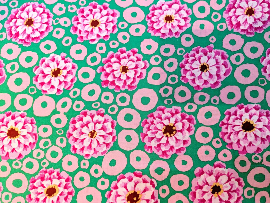 Bubble Flower Kaffe Fassett FQ Rowan Westminster Fibres Fabric OOP HTF ...