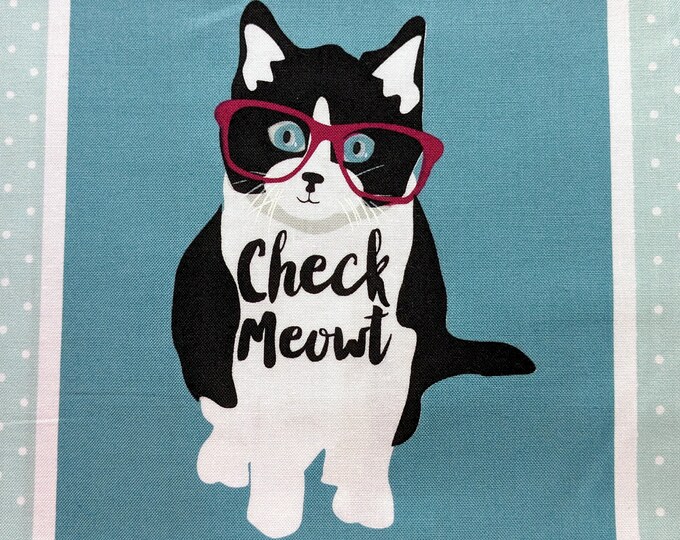 Cattitude by Ginger Oliphant for Studio E Fabrics PANEL Quilt Cotton ...