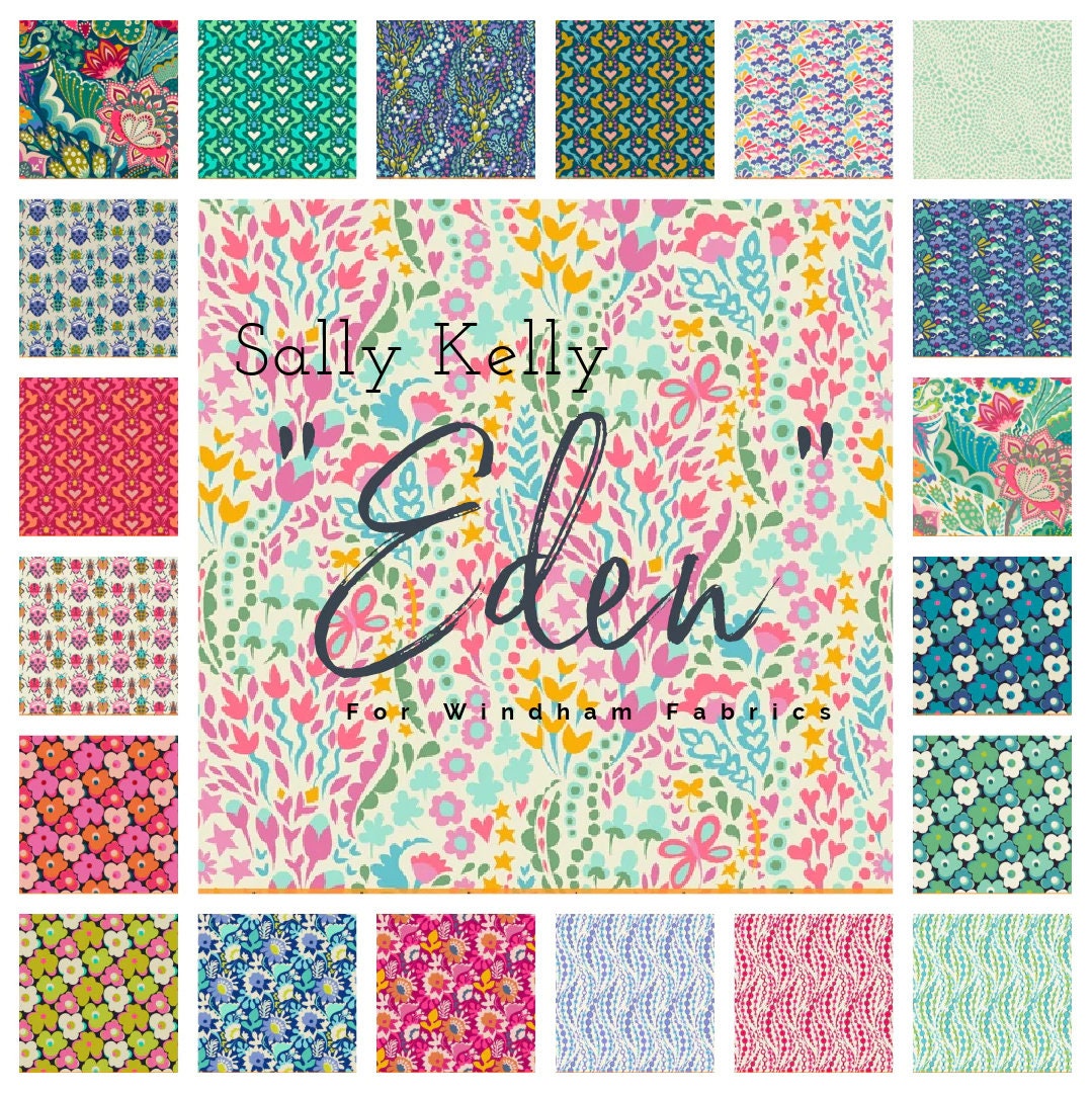 Eden by Sally Kelly for Windham 5 Inch Charm Pack Premium - Etsy