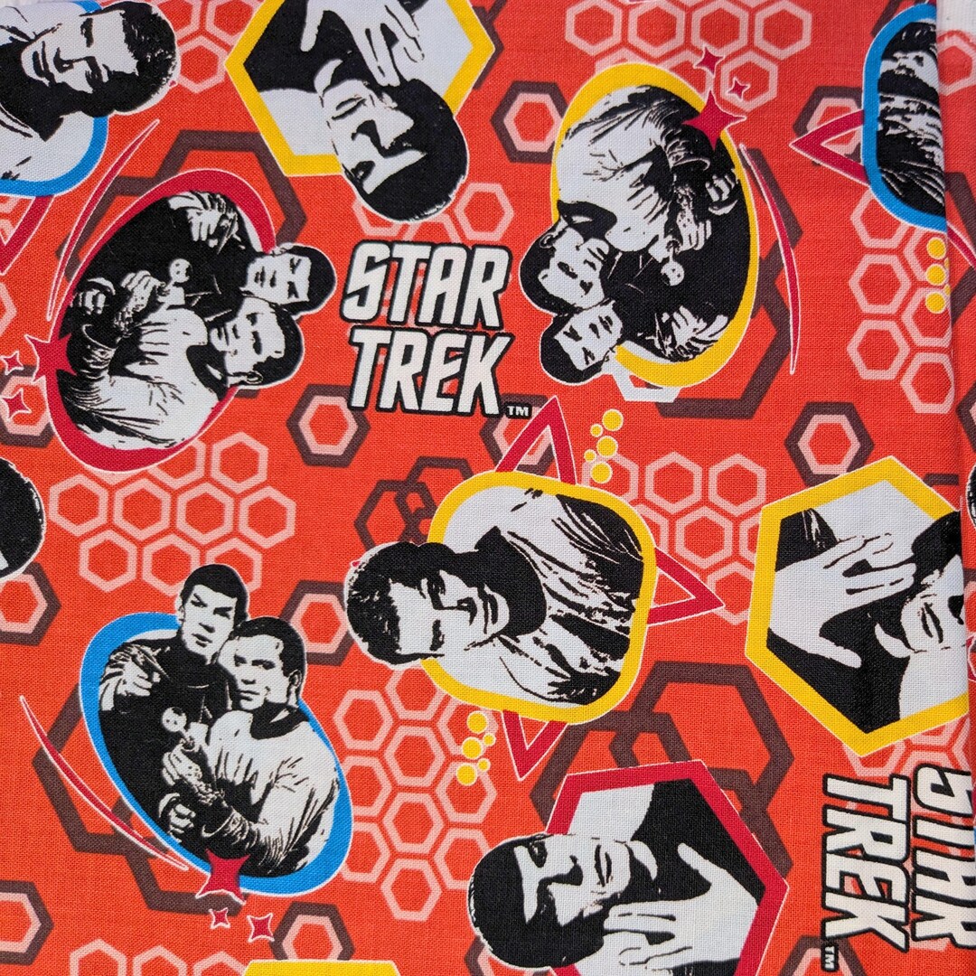 Star Trek OG Licensed Fabric - Rare Oop VHTF - Fat Quarter or Yardage ...