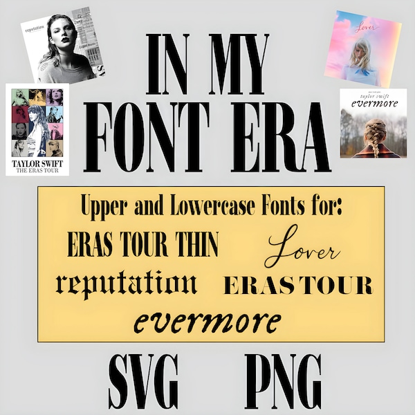 In My Era Font - Etsy