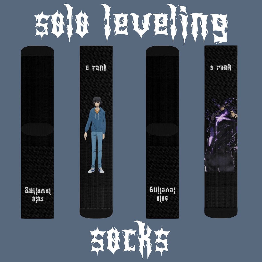 Solo Leveling Sublimation Socks - Etsy