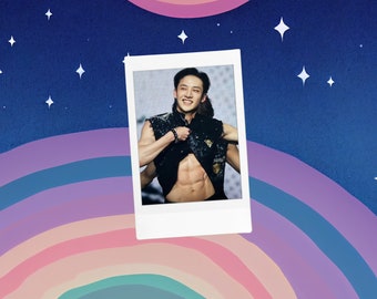 Stray Kids Bang Chan Boyfriend Material Polaroid - Etsy