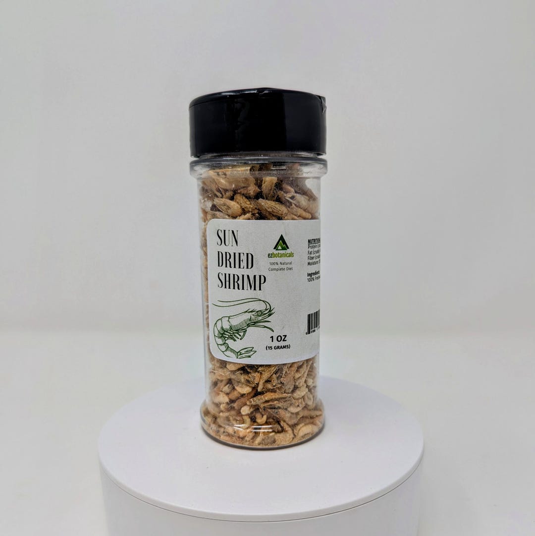 1oz Dried River Shrimp 28g- for Turtles, Fish, Reptiles, Amphibians ...
