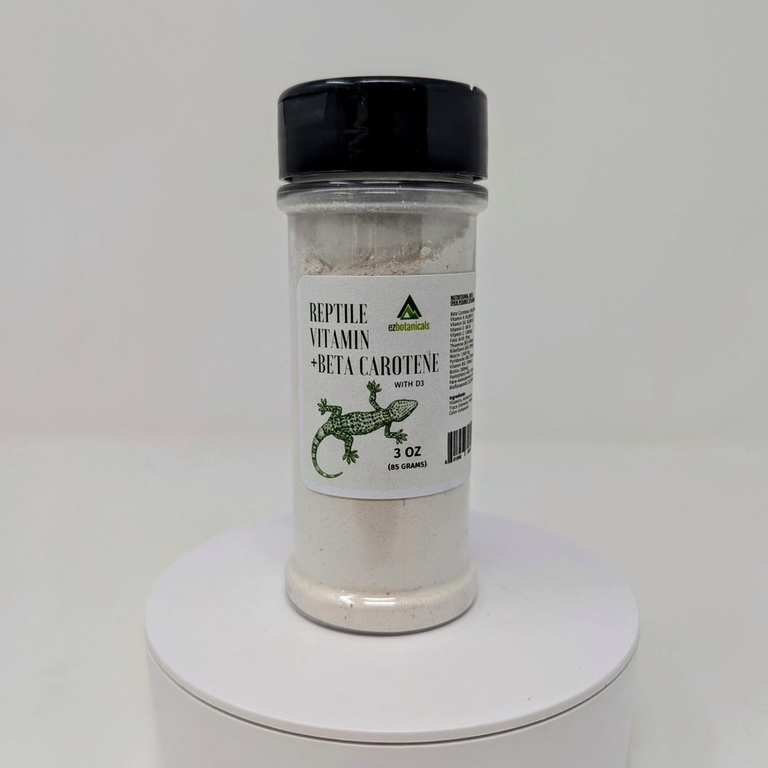 3oz Reptile Multivitamin With Beta Carotene- for Reptiles, Isopods ...
