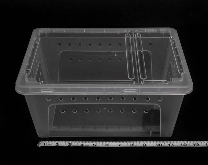 Large Clear Stackable Invertebrate & Reptile Keeper Box With - Etsy