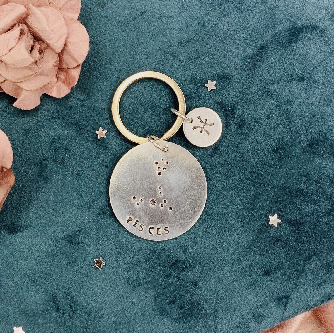 Star Sign Constellation Keyring Horoscope Zodiac Sign - Etsy UK