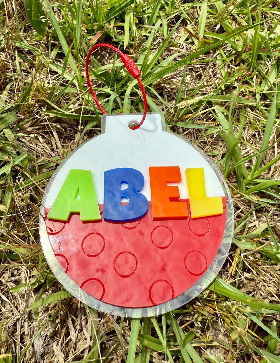 Name Tag / Acrylic Name Tag - Fishing Bobbin Name Tag - Fishing ...