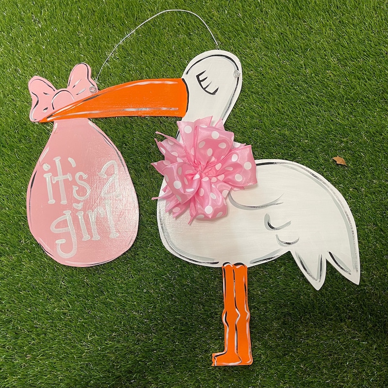 Stork Yard Sign - Etsy