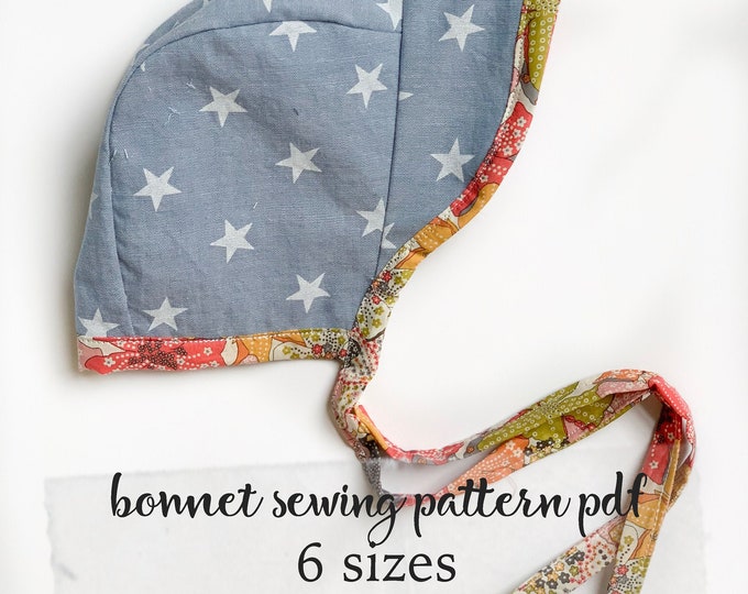 BABY BONNET SEWING Pattern Pdf - Etsy