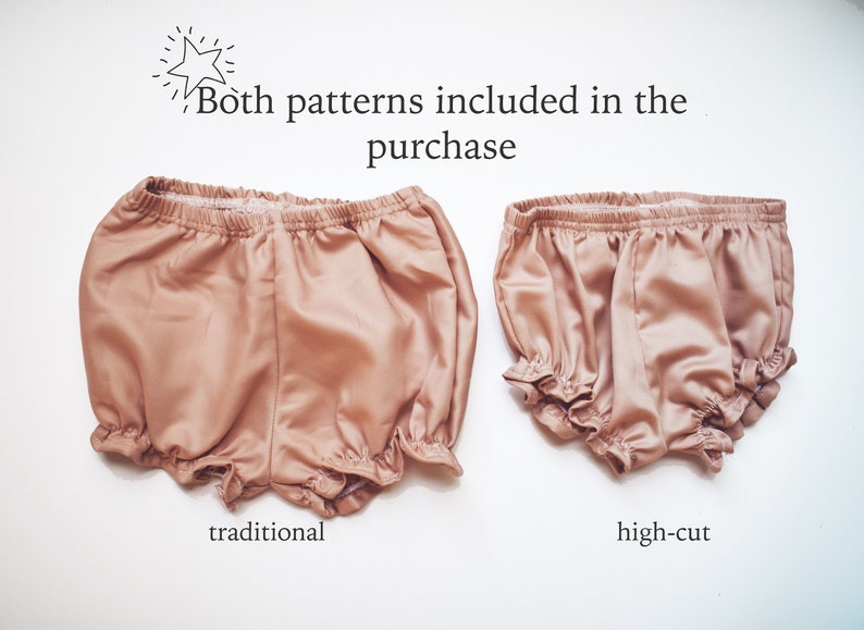 PETAL BLOOMERS SEWING Pattern With Video Tutorial - Etsy