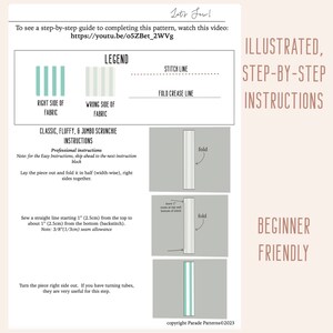 Scrunchie Sewing Pattern | Easy Sewing Pattern | Scrunchie Tutorial ...