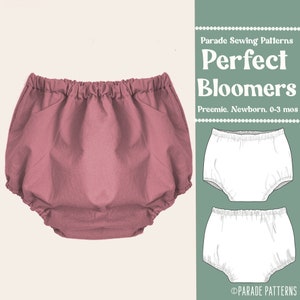 The PERFECT BLOOMERS SEWING Pattern Pdf | 11 Sizes | Diaper Cover Pattern, Bloomer Sewing ...