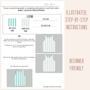 Baby or Child TANK TOP SEWING Pattern Pdf | 9 Sizes | Easy Sewing ...