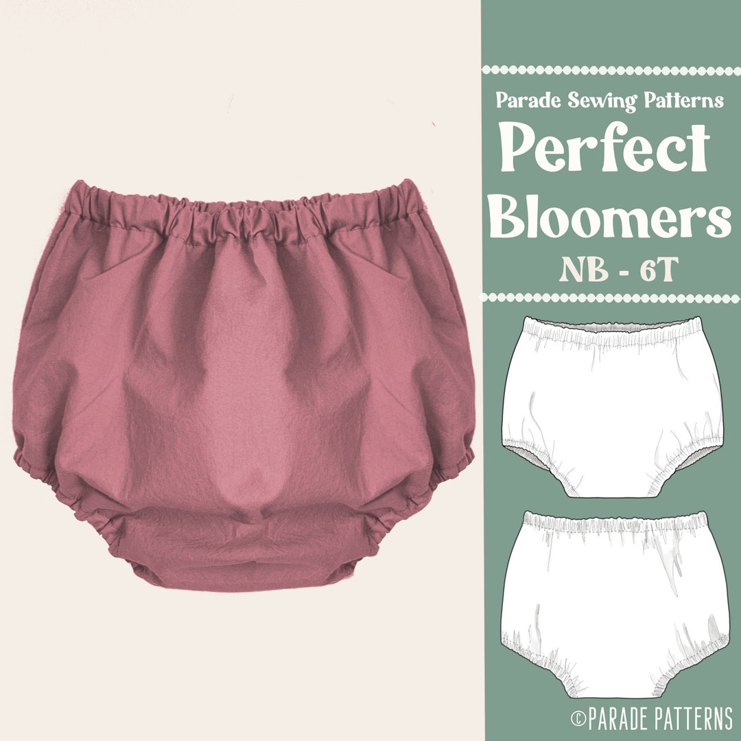 The PERFECT BLOOMERS SEWING Pattern Pdf | 11 Sizes | Diaper Cover ...