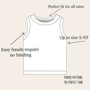 Baby or Child TANK TOP SEWING Pattern Pdf | 9 Sizes | Easy Sewing ...