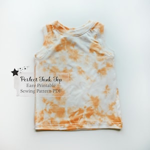 Baby or Child TANK TOP SEWING Pattern Pdf | 9 Sizes | Easy Sewing ...