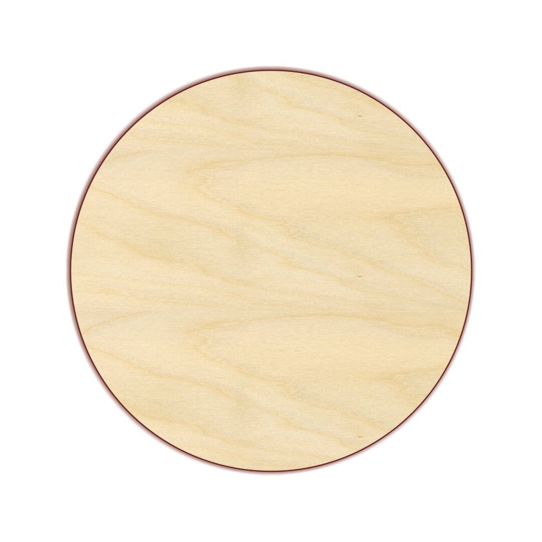 Circle - Wood Circle - Circle Shape - Unfinished Wood Circles - 160207 ...