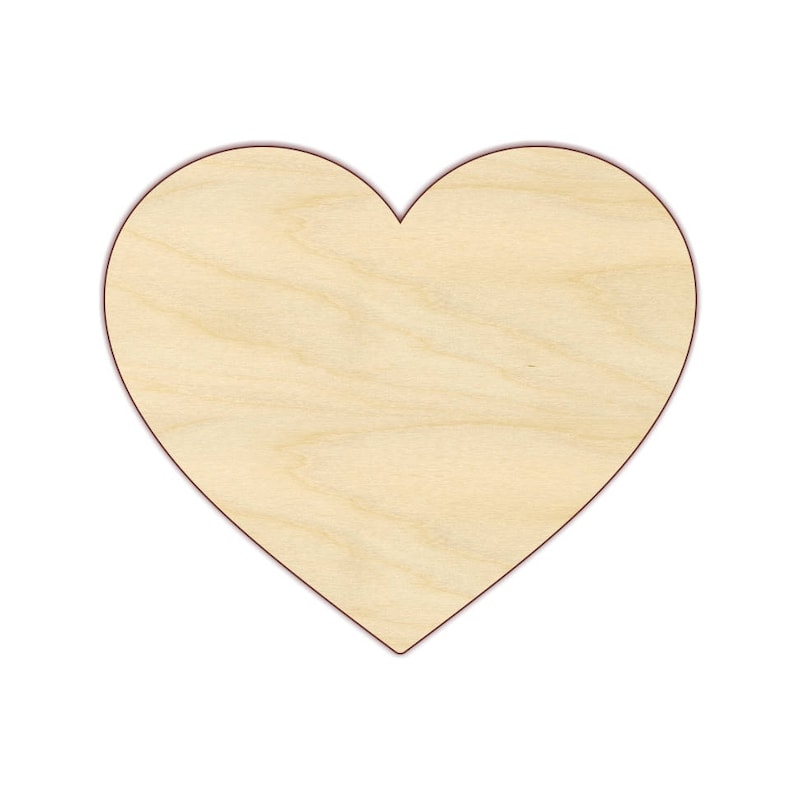Wood Heart - Etsy