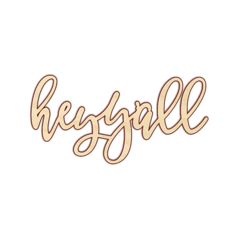 Hey Y'all - Hey Y'all Sign - Hey Y'all Wood Sign - Hey Y'all Decor ...