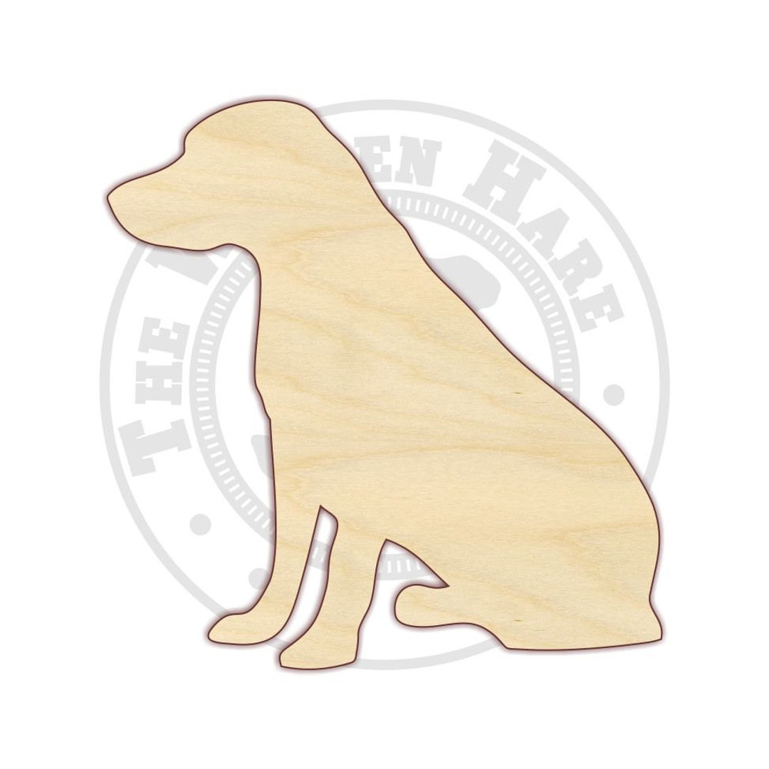Dog - Dog Door Hanger - Sitting Dog Shape - Dog Shape - 18"-24"- Door ...