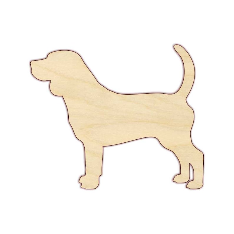 Beagle Dog Wood Shape Laser Cut Wood Cutout 170535 - Etsy