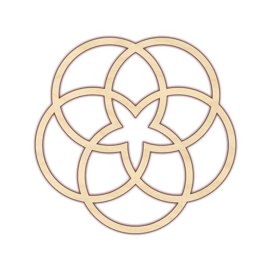 Geometric Circle Design - Unfinished Wood - 170490 - Etsy