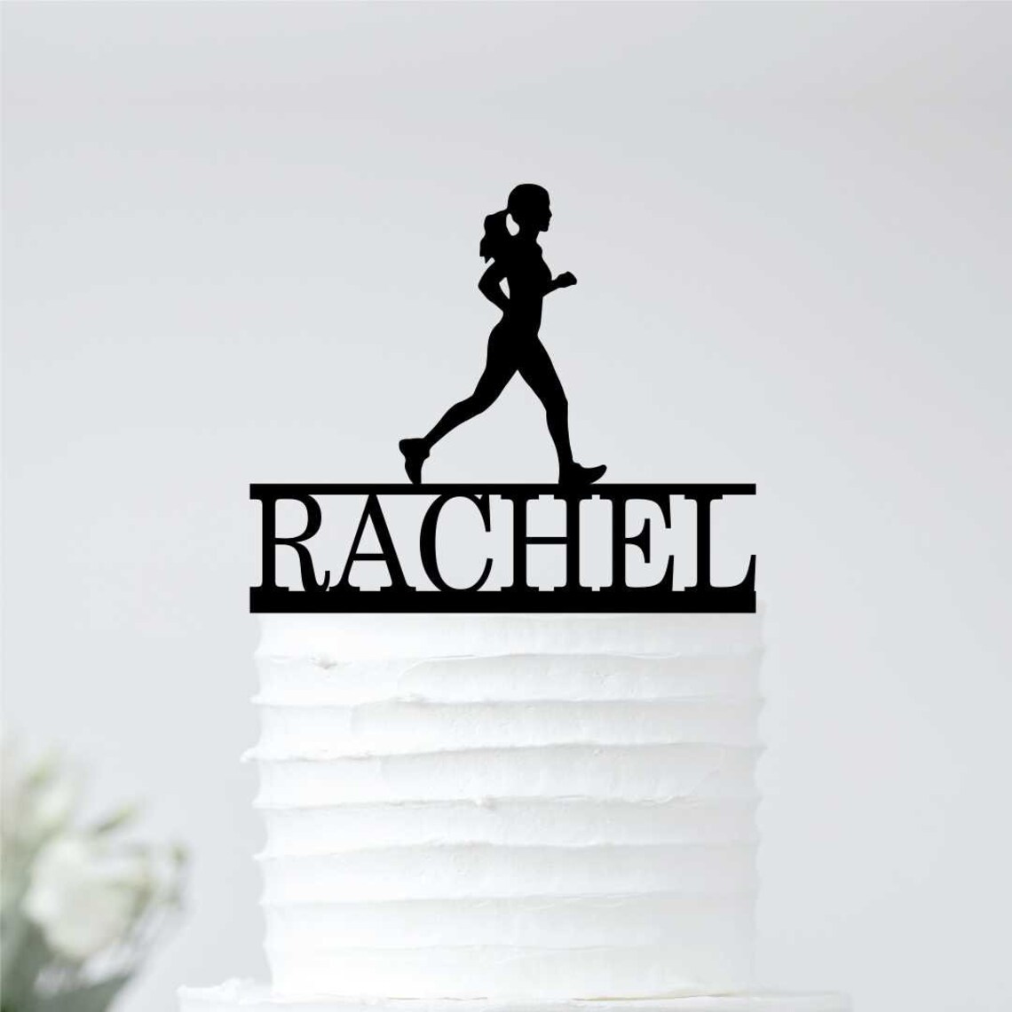 Runner Keepsake Cake Topper Personalized Running Topper | Etsy