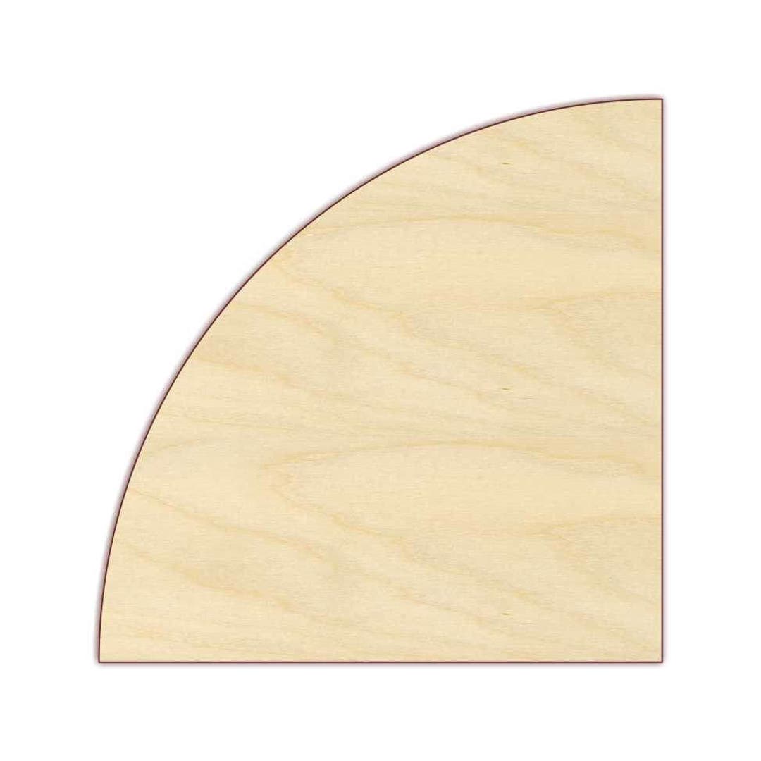 Slice - Quarter Circle - Wood Cutout - 160260 - Etsy