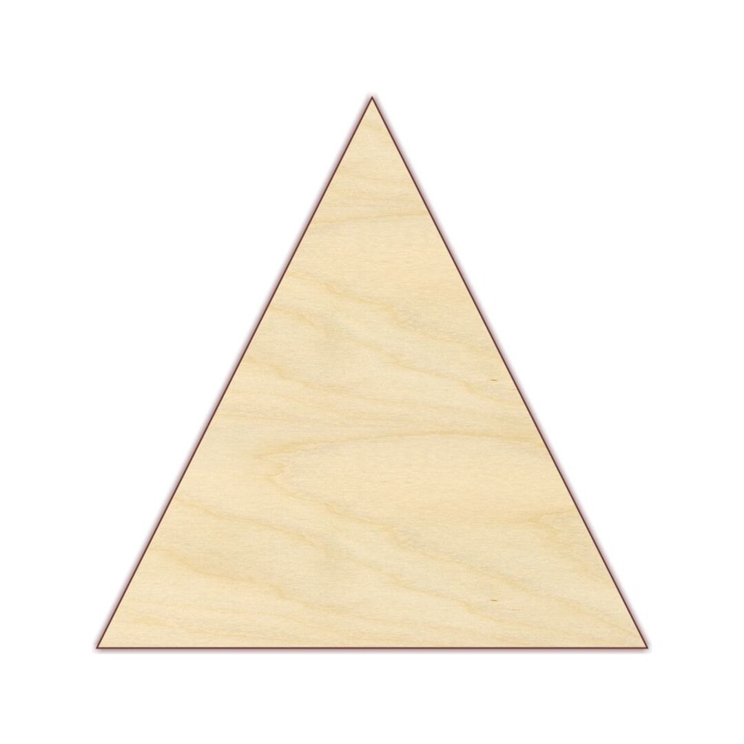 Triangle 14"-24" - Wood Cutout - 170120 - Etsy