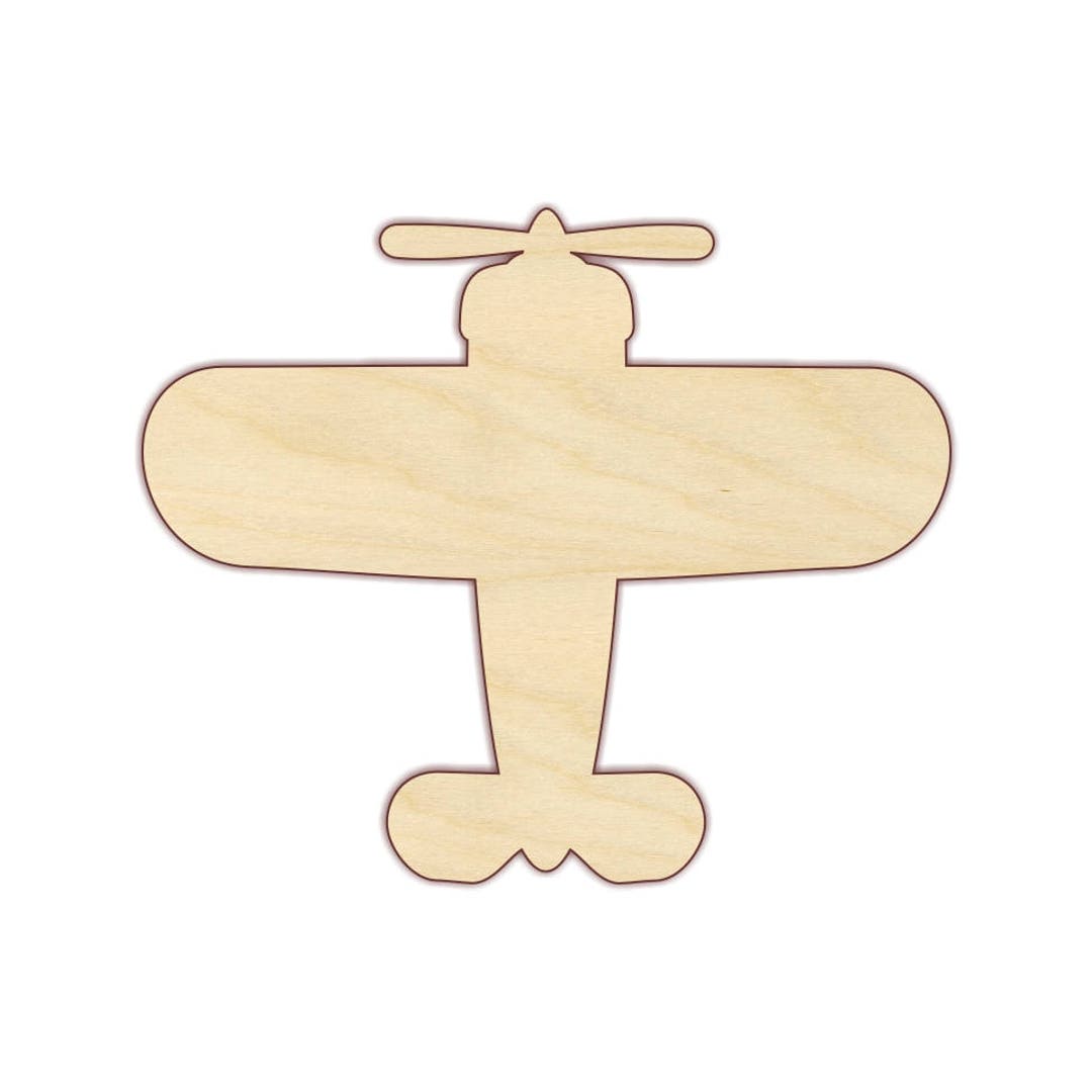 Biplane - Airplane - Wood Airplane - Airplane Shape - Airplane Nursery ...
