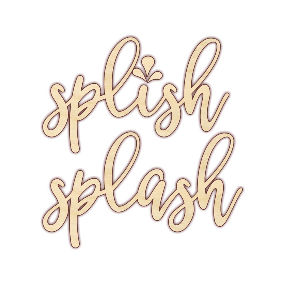 Splish Splash - Splish Splash Sign - Bathroom Art - Bathroom Wall Decor ...