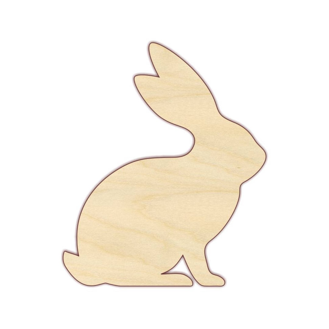 Bunny - Rabbit - Easter Wood Cutout - Unfinished Wood - 160447 - Etsy