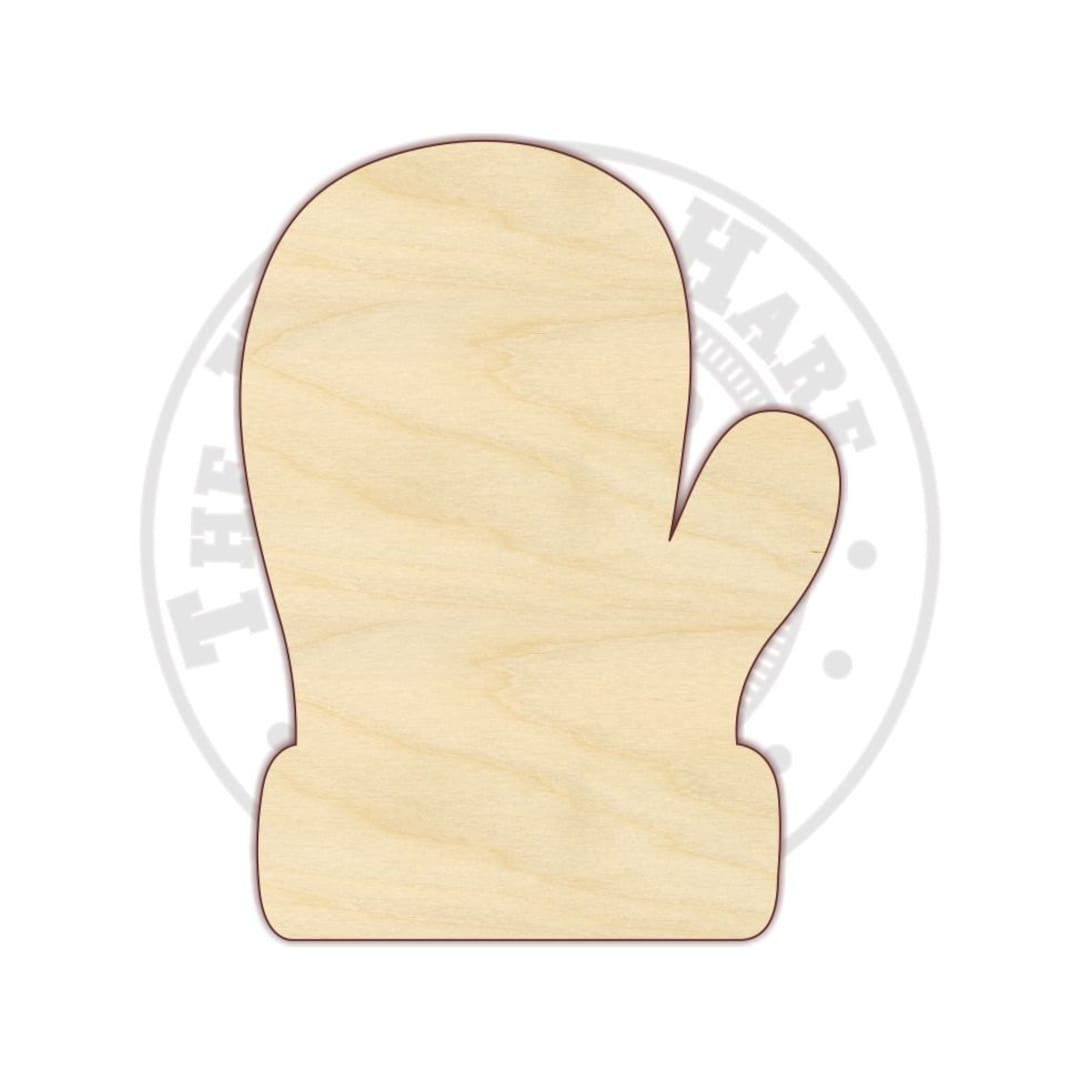 Mitten 2"-12" - Wood Cutout - 170173 - Etsy