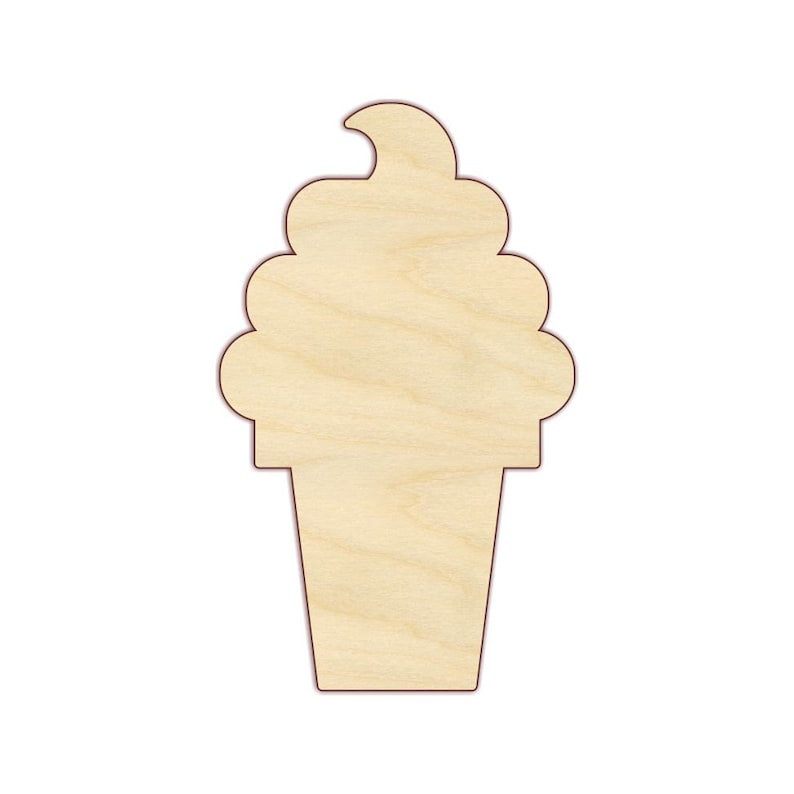 Ice Cream Wood Cutout - 170270 - Etsy
