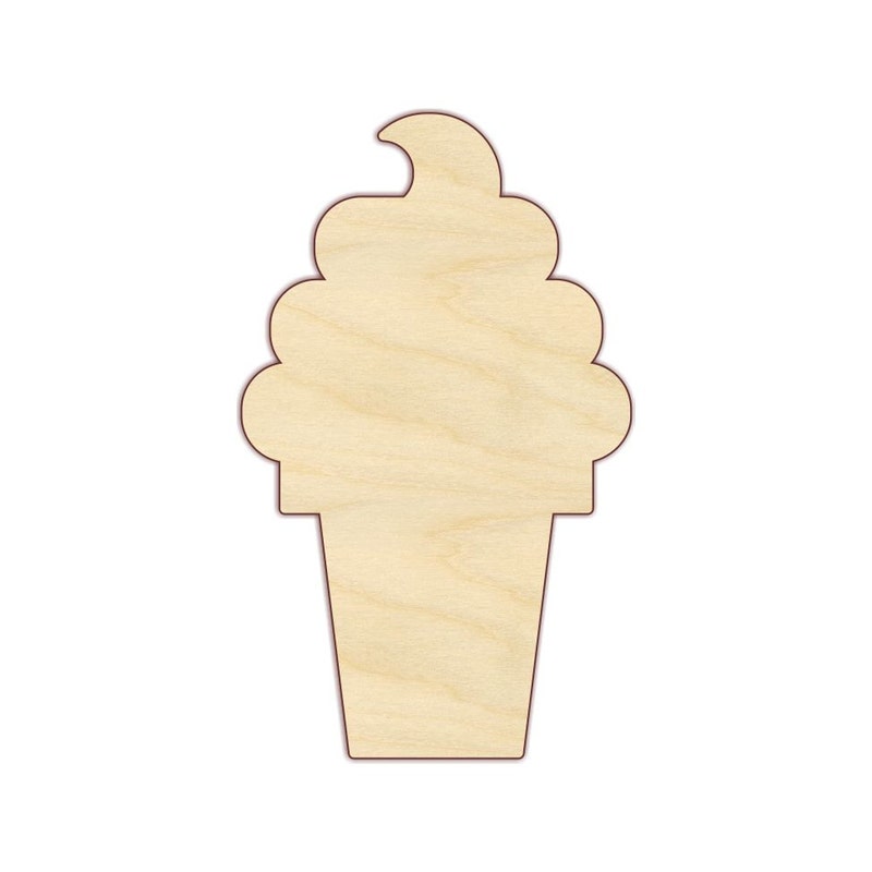 Ice Cream Cutout - Etsy