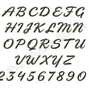 Wood Letter or Number Cut Out - 150110 - Unfinished, Various Sizes ...