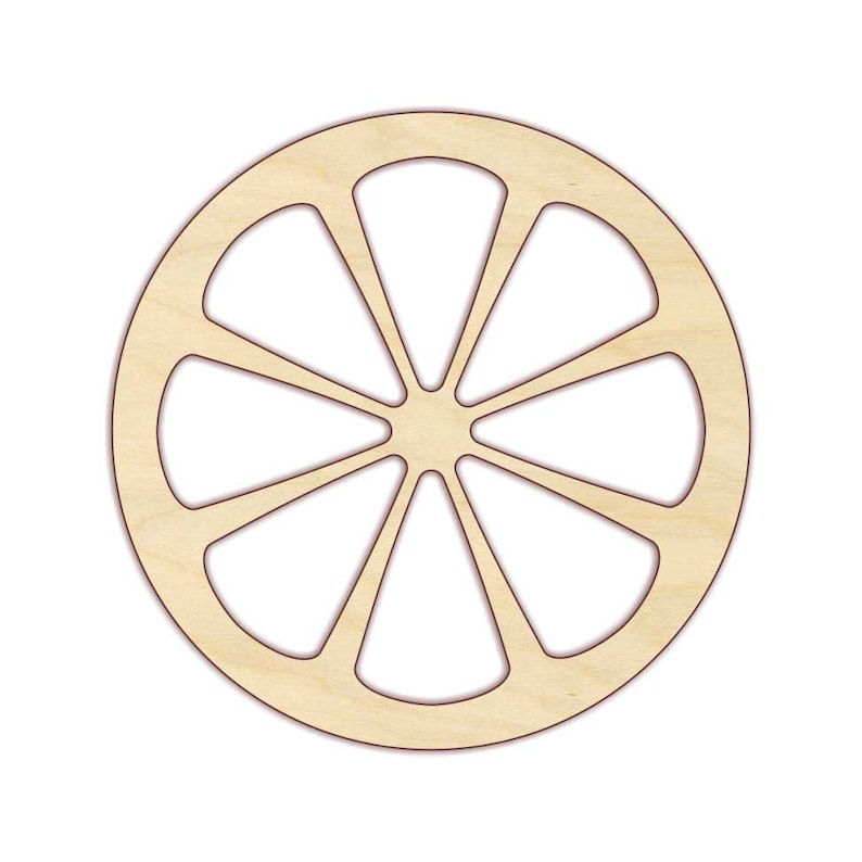 Citrus Fruit Lemon Lime Orange Laser Cut Wood Shape | Etsy