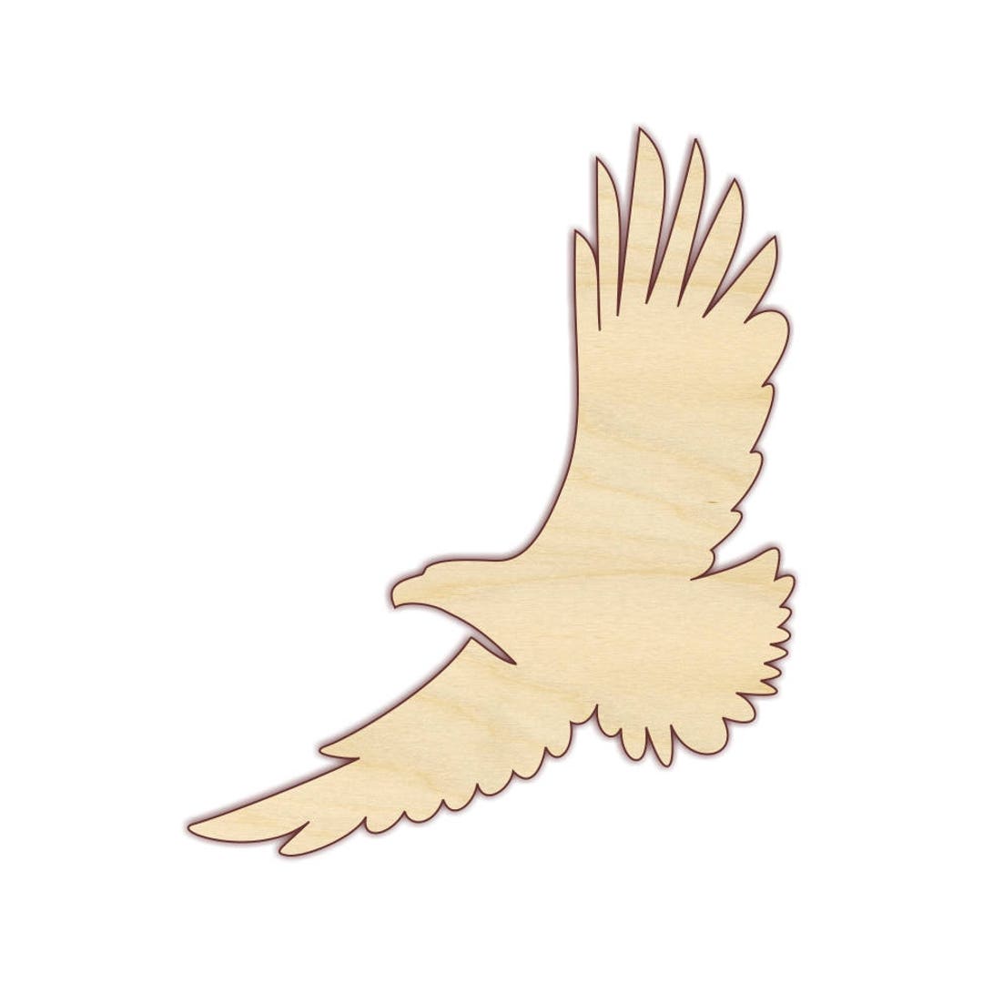 Eagle Wood Cutout - Unfinished Wood - 160351 - Etsy
