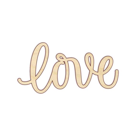Love Sign Wood Love Sign 180137 - Etsy