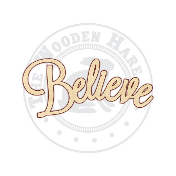 Large Believe Sign - Etsy