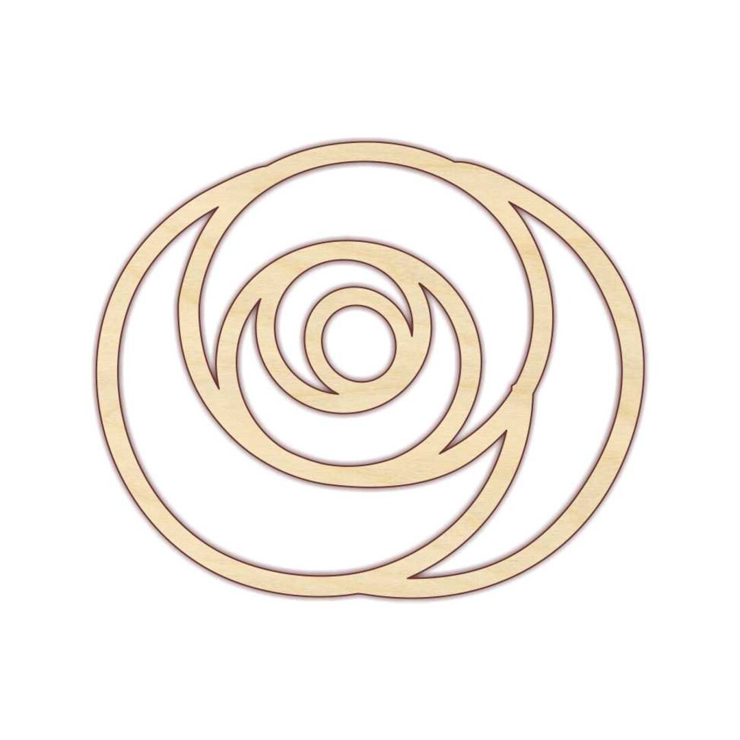 Rose - Flower - Wood Shape - Laser Cut Wood Cutout - 170536 - Etsy