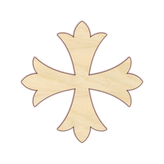 Cross Wood Cutout Unfinished Wood 160387 - Etsy